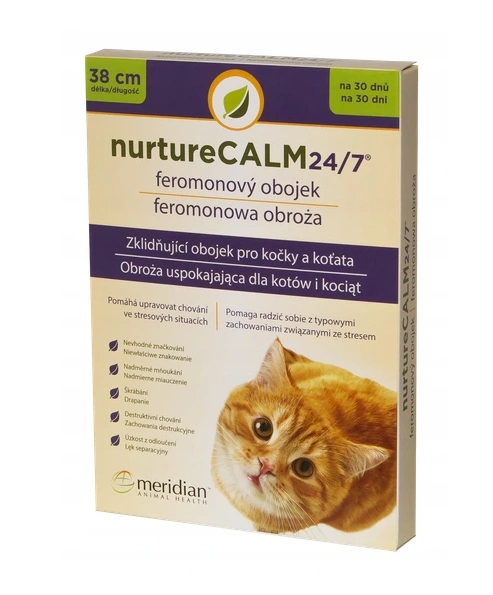 NurtureCalm 24/7 Feline Pheromone Collar - beruhigendes Halsband für ...