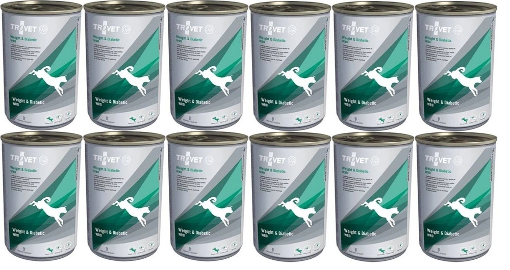 Trovet Weight And Diabetic Hund Dose (WRD) 12x400g - ZooLand.com.de ...