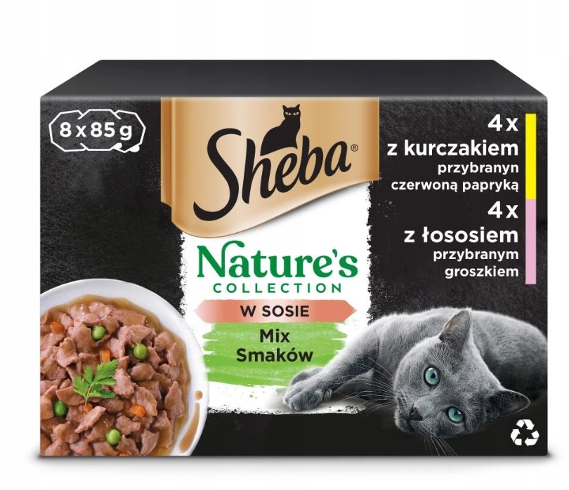 SHEBA Sachet 8x85 g Nature's Collection Selection of Flavours ...