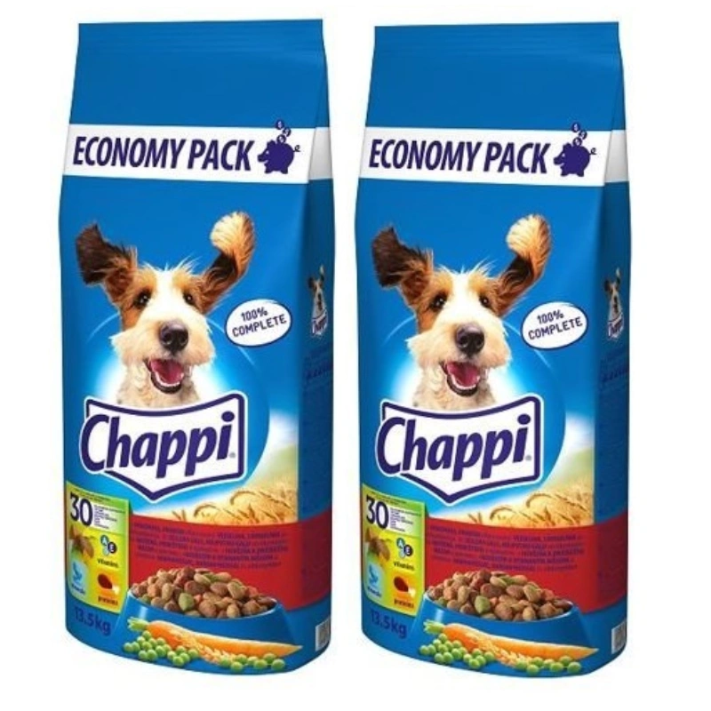 Chappi economy Pack Rindfleisch und Geflügel 2x13,5kg - ZooLand.com.de ...